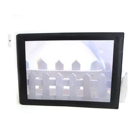 Flache Lupe, A4, zum Lesen für ältere Menschen, PVC, ganzseitig