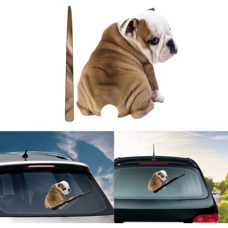 Auto Aufkleber Hunde Muster Heck Scheibe Vinyl Film Universal