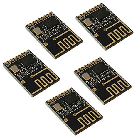Mini NRF24L01 + 2,4 GHz SMD Wireless Transceiver Modul für (5 Stück) 2,4G