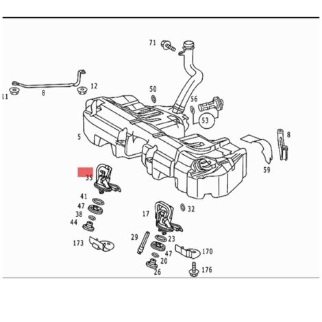 Kraftstoffpumpe Festplattenmodul für - C 180 200 Füllstandssensor ...