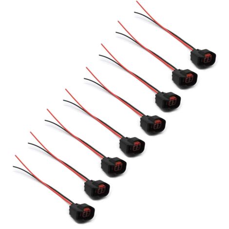 EV6 EV14 Kraftstoff Injektor Stecker Zopf Kabelbaum für MKS 5013995AA ,8PCS