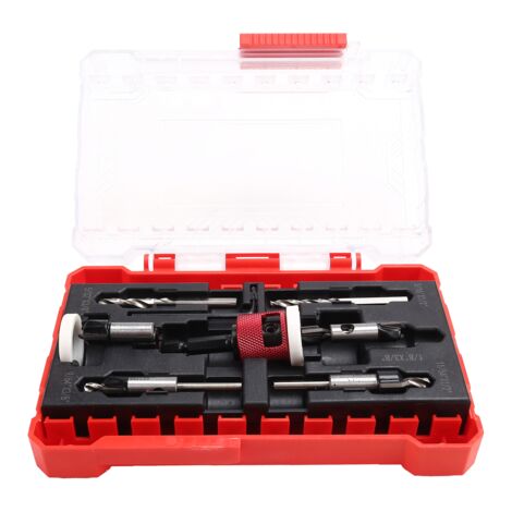 5-teiliges Senkbohrer-Set mit reibungsarmem Tiefenstopp, HSS ...