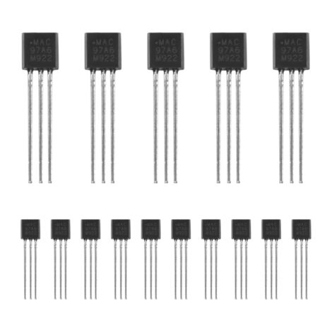 15 Stücke MAC97A6 97A6 Bidirektionale Triac Thyristor 600V 1A