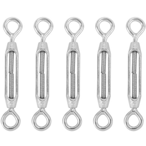 Drahtseilspannung mit Öse und Spannschloss aus Edelstahl 304 (5 Stück)
