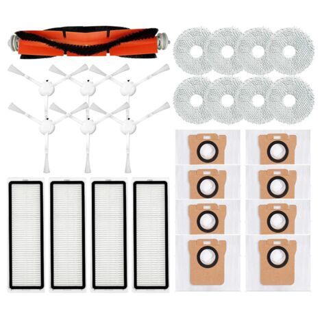 Für Roboter Wichtigsten Seite Pinsel Hepa-Filter Staub Tasche Lappen ...