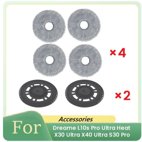 6 Stück Lappen- und Mopphalter für L10s Pro Ultra Heat X30 X40