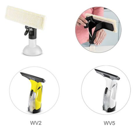 WV2 WV5 Fensterstaubsauger Wischtuch Ersatzteile Grau