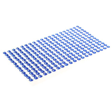 6mm Punkt Crystals Strass Auto DIY Aufkleber Dekor -Aufkleber (Blau)