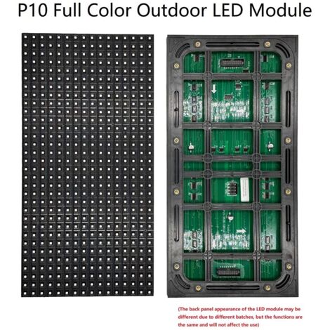 2 Stück P10 Vollfarb-LED- für Den Außenbereich HUB75 SMD3535 32 X 16 ...