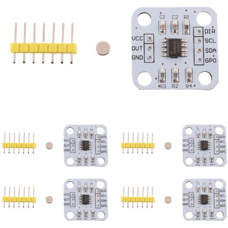 5Pcs AS5600 Magnetic Encoder Magnetic Induction Angle Measurement ...