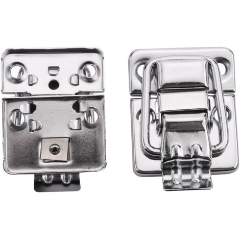 Metall Schnappverschluss Kofferverschluss Kofferschloss 30x43mm