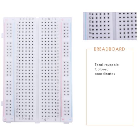 Steckbrett Breadboard Experimentierboard Steckplatine 400 Kontakte