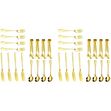 Käse-Butter-Streichmesser-Set 32-Teiliges Charcuterie-Zubehör Edelstahl ...