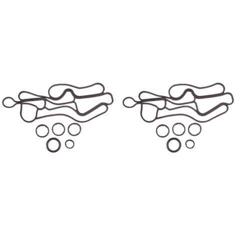 2X O-Ring-Dichtungssatz Des Ölkühlers LR040738 für 4 Sport 3.0 V6 ...