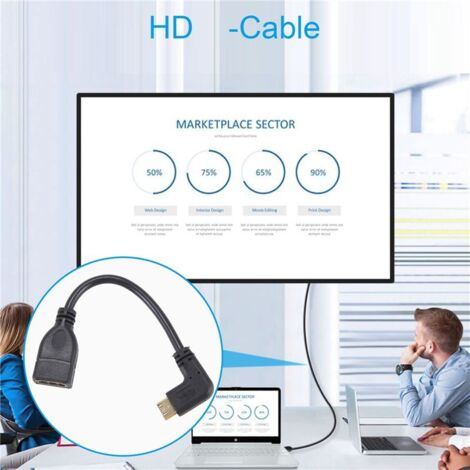 Zu Kabel Kabelerstellung 0 5Ft 90 Grad Rechtwinklig