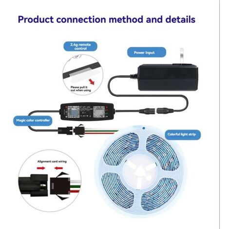 WS2812B LED-Controller -APP-Steuerung Musik-Controller für SK6812 ...