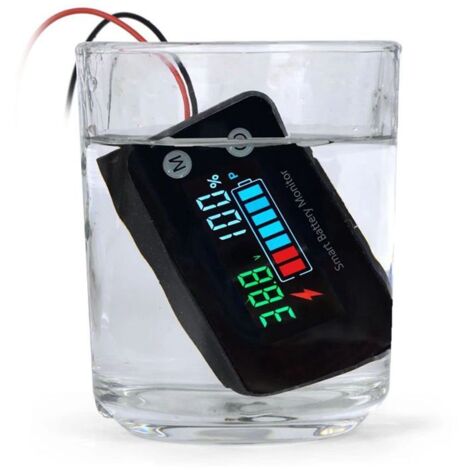 7-100V Digital Battery Capacity Tester Battery Monitor Voltage ...