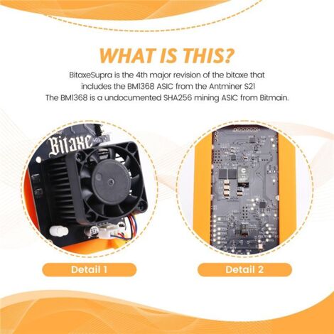 Bitaxesupra 401 Solo Miner Bitaxe 700-800Gh/S 13W BM1368 ASIC Chip Von ...