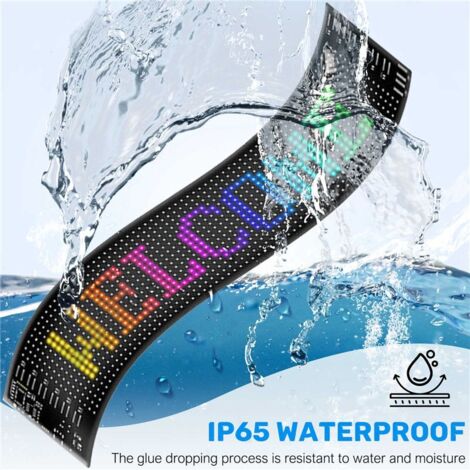 USB-Display für Auto und LKW, 16 X 96 LED-Matrix-Pixel-Panel, Licht ...