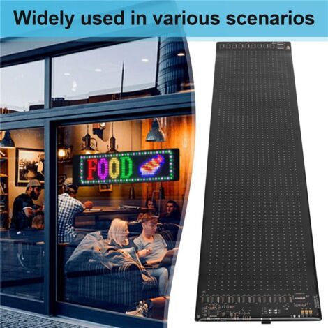 USB-Display für Auto und LKW, 16 X 96 LED-Matrix-Pixel-Panel, Licht ...