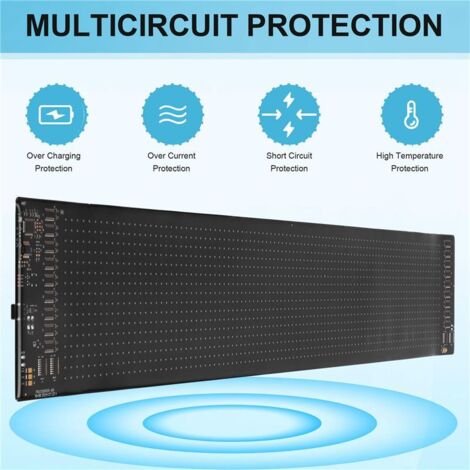 USB-Display für Auto und LKW, 16 X 96 LED-Matrix-Pixel-Panel, Licht ...