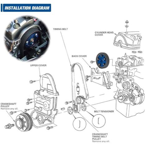 Für D15 D16 Sohc 1988-2000, Einstellbares Racing-Nockenwellenrad-Steuerrad