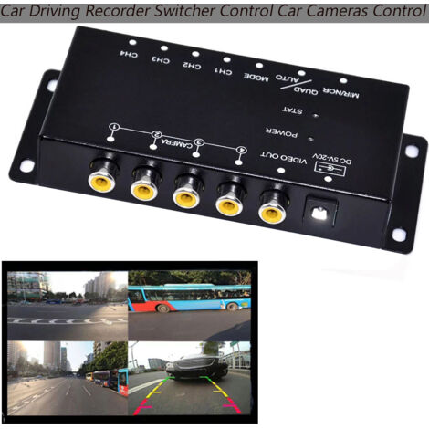Auto 4-Kanal Driving Recorder Switcher Control Autokameras IR Control ...