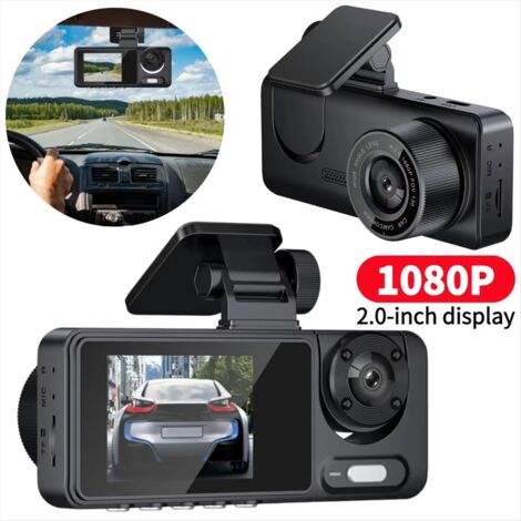 1080P WiFi Dashcam HD Auto DVR 2 IPS Bildschirm Dreifachobjektiv ...