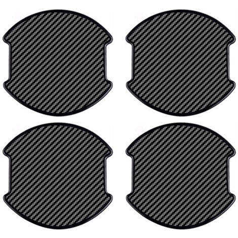 4 StüCk Universal TPU 3D Kohle Faser Textur Auto TüR SchüSsel Farbe ...