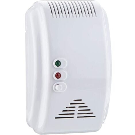 Rilevatore di gas naturale e soporifero (Bianco) 115x75x35mm 12V