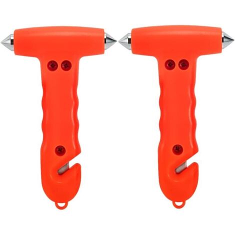 Martillo de seguridad para coche (2 unidades), martillo de escape de ...