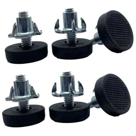 Pack of 20 Furniture Leveling Feet - M6 x 22 mm, Adjustable Table Leg ...