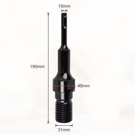 SDS PLUS Adapter for 1 1/4" UNC Diamond Drill Bit, 1934CM Core Drill ...