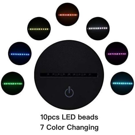 LED-Nachtlicht FC Paris Saint-Germain Football Club 3D-Illusion Kinder ...