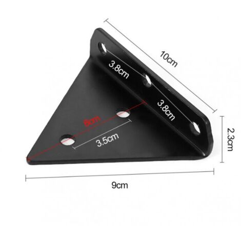 4 pezzi staffe per mensole galleggianti, staffe per mensole a muro ...