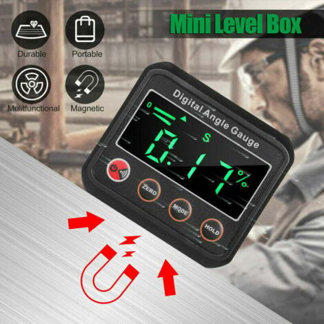 LED Digital Level Goniometer Winkelsucher Neigungsmesser 2,7 Zoll Mini ...