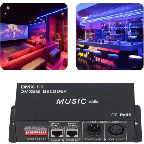 DMX512-Decoder, 4-Kanal-RGBW-Konstantspannungsregler, LED-Engineering ...