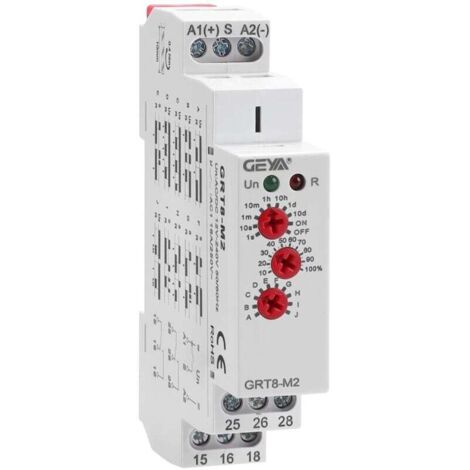 Relè temporizzato multifunzione da 16 A, 10 funzioni, AC/DC 12 V-240 V ...