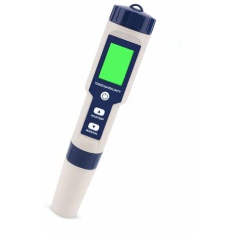 Medidor de pH electrónico 5 en 1, probador de calidad del agua para medir pH, TDS y CE ...