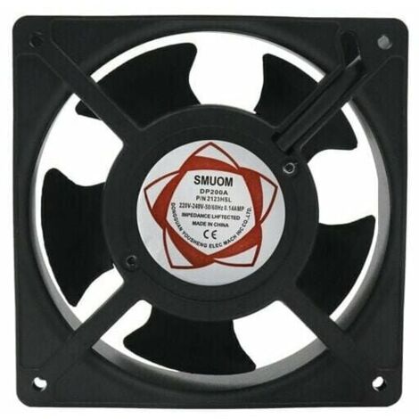 Ventilador de chimenea axial enchufable de alta temperatura con aspas metálicas, silencioso ...