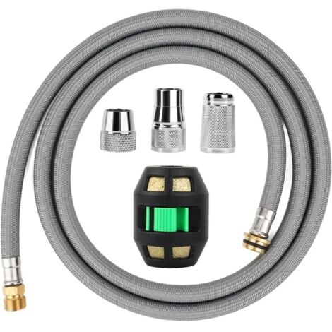 Manguera de ducha extensible para grifo (1500 mm, con bola de ...