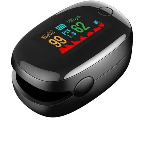 Oxímetro de dedo profesional, medidor de SpO2, oxímetro de pulso, SpO2 ...