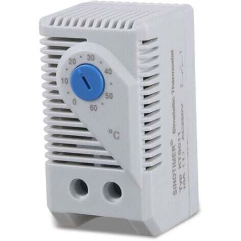 KTS 011 Termostato de control de temperatura (normalmente abierto) para controlar ventiladores o ...