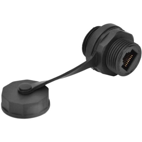 Cable de extensión de puerto de red RJ45 Conector impermeable Cable de ...