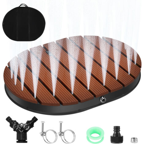 VINGO Doccia da piscina all'aperto WPC, docce da giardino portatili ...