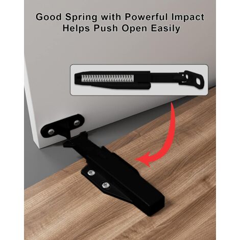 Push to Open Poussoir Porte Placard Lot de 2 Loquet Poussoir Non ...