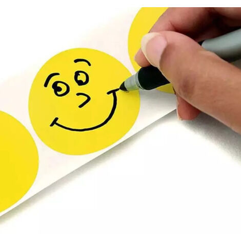 25mm 2000 Étiquettes Rondes Gommettes Rondes Étiquettes Autocollants ...