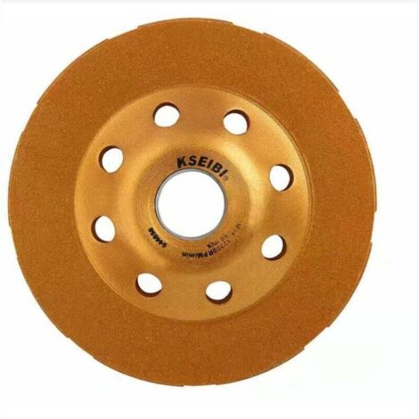 115 mm x 22,2 mm 4,5 pouces Disque de meulage diamanté Double rangée de ...