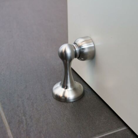 Butoir de porte magnétique en aspect acier inoxydable Butée de porte ...