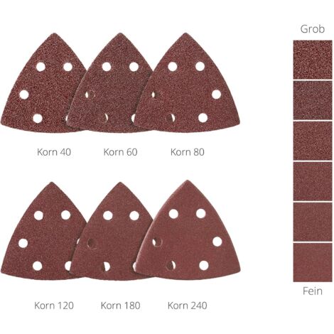 Delta-Triangles de Ponçage - 6 trous 92 x 92 x 92 mm Mixpack (10 x ...